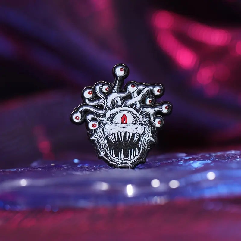 DND Horror Anime Pin Brooch – Dice Prime