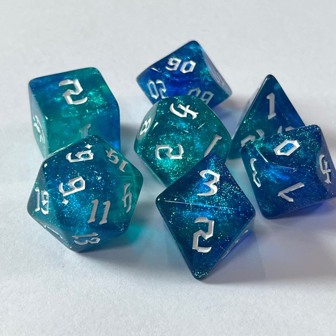 FREE Today: New Font Water Blue Dice Set – Dice Prime